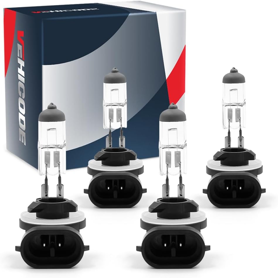 Amazon.com: VEHICODE 881 Fog Light Bulb 12V 27W H27W/2 Halogen Lamp 862 ...