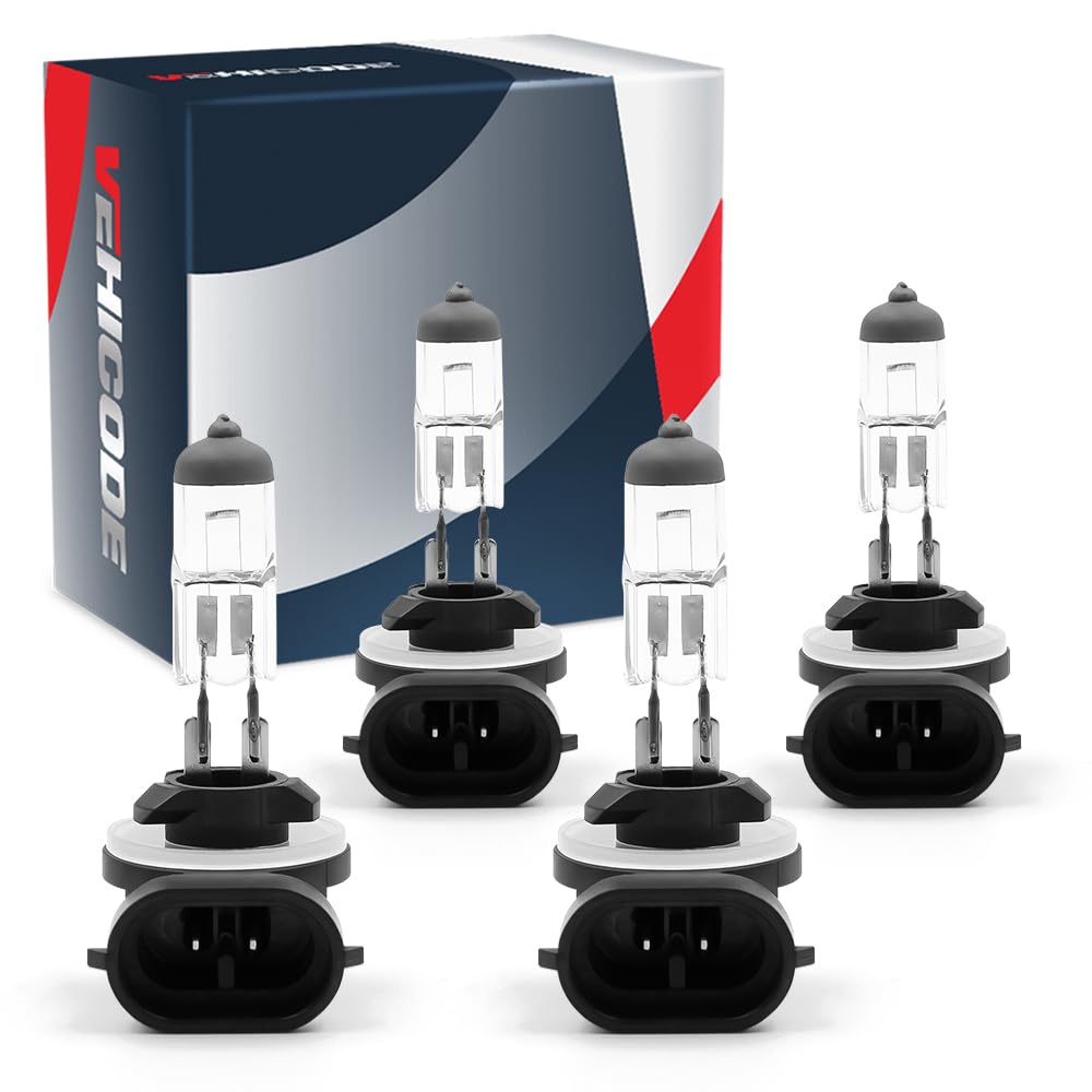 Snapklik.com : VEHICODE 881 Fog Light Bulb 12V 27W H27W/2 Halogen Lamp ...