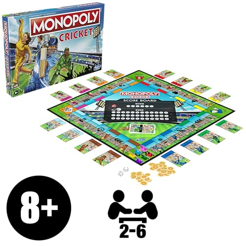 Monopoly Cricket Board Game | Cricket-Themed Monopoly Board Game for ...
