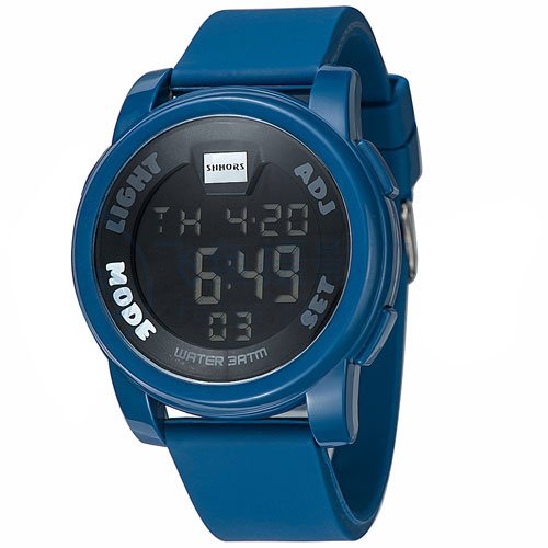 SHHORS 801 -Blue Digital Watch - For Men : Amazon.in: Fashion