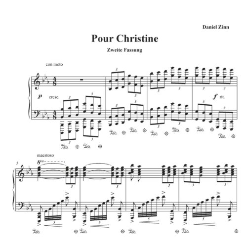 Amazon MusicでDaniel ZinnのPour Christine (Zweite Fassung)を再生する