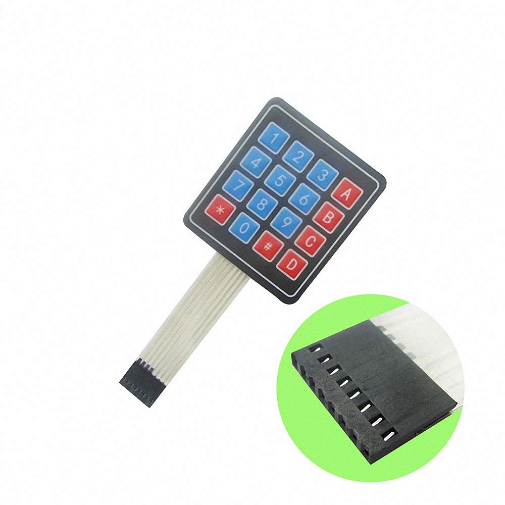 Amazon.com: 10 pcs 4x4 Matrix Array 16 Key Membrane Switch Keypad ...