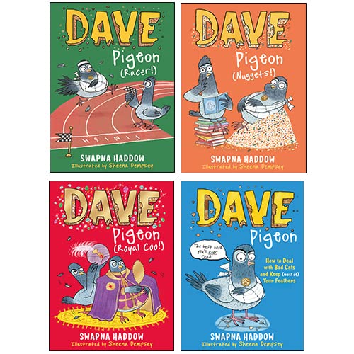 Amazon.com: Dave Pigeon 4 Books Collection Set By Swapna Haddow (Royal ...