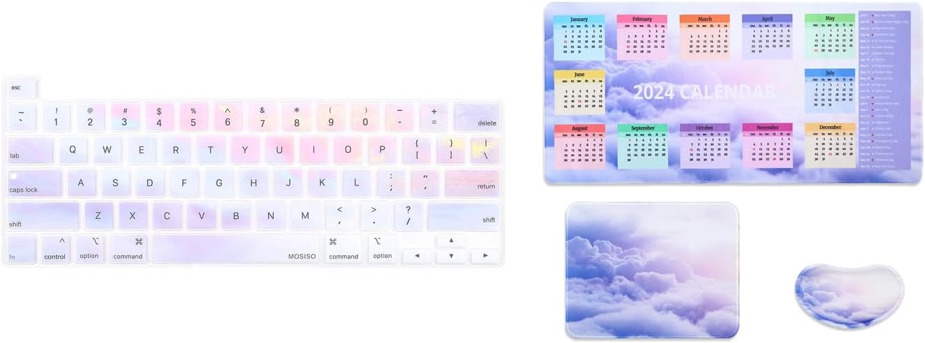 Amazon.com: MOSISO Gaming Mouse Pad&Mousepad&Wrist Rest Support ...