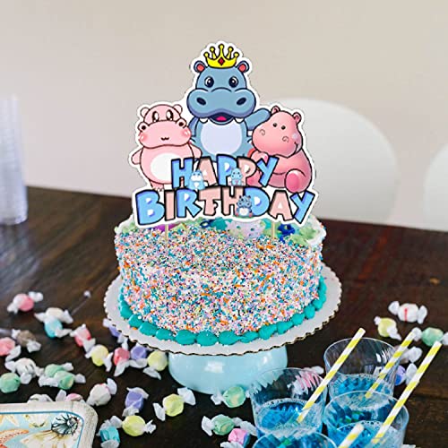 Snapklik.com : Hippo Party Supplies,Cartoon Animal Hippo Party ...