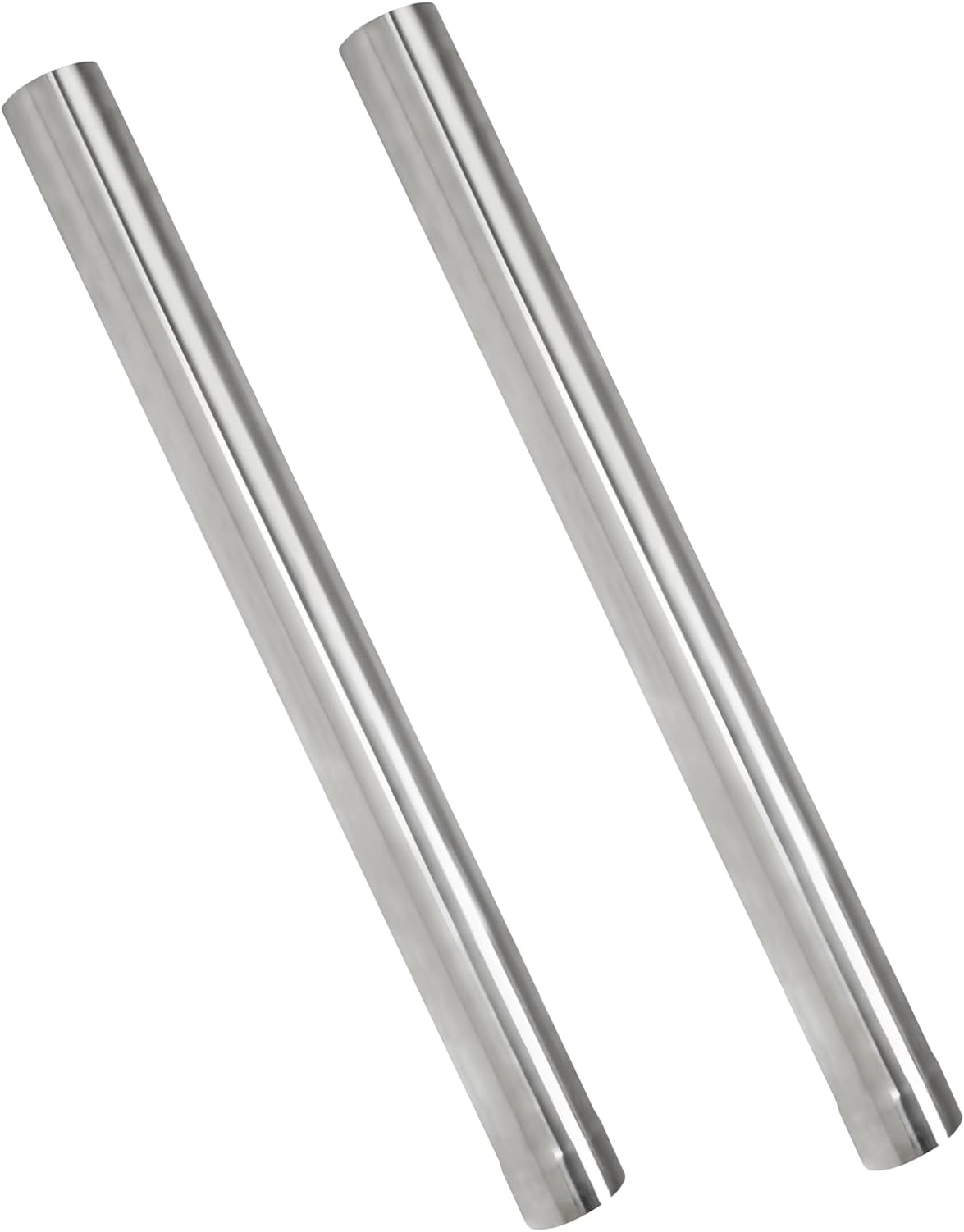Amazon.com: Floshine DIY 304 Stainless Steel 2.5''Straight Pipe 2pcs,45 ...
