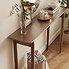 Amazon.com: KASLANDI Console Sofa Table, All Solid Wood Entryway Table ...