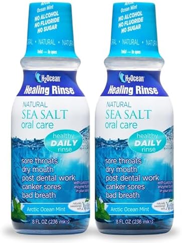 Amazon.com: H2Ocean Healing Rinse Mouthwash - Great Tasting Sea Salt ...