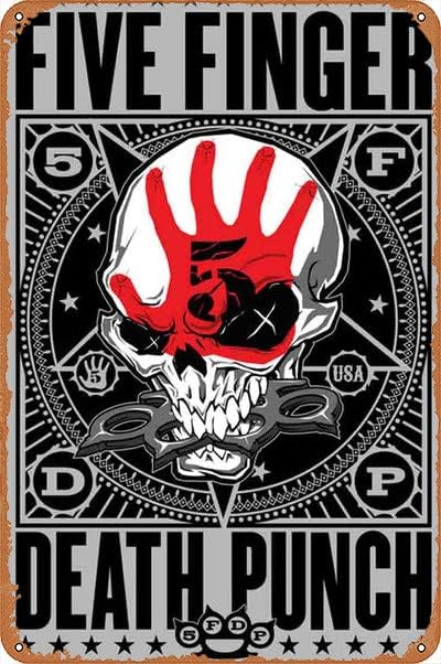 Amazon.com: RMLYUSR Five Finger Death Punch Art Poster Wall Decor 8 x ...