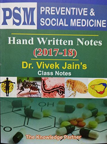 Buy Preventive & Social Medicine (PSM), Handwritten Notes (2017-18 ...