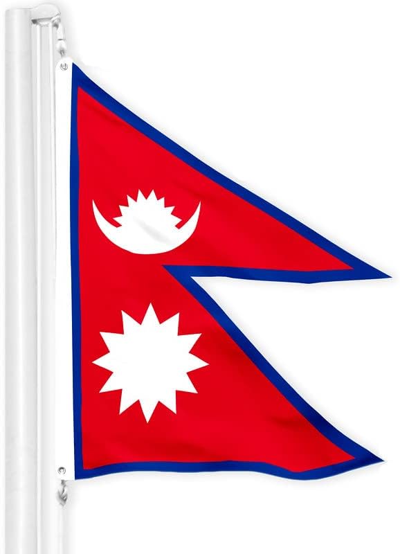 Amazon.com : G128 Nepal Nepali Flag | 3x5 Ft | LiteWeave Pro Series ...