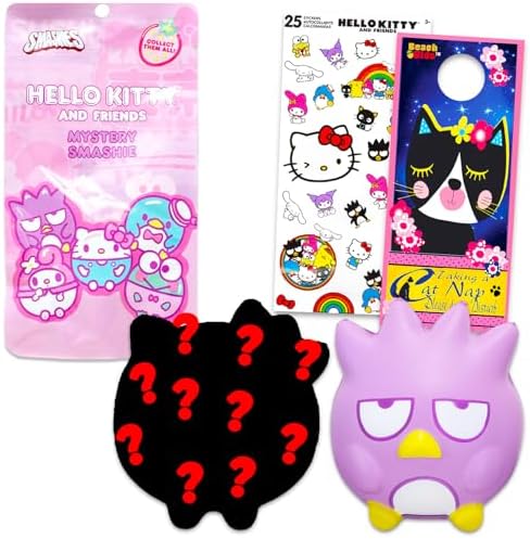 Hello Kitty Squishy Toy Mystery Pack - Blind Bag Bundle with a 4" Soft ...