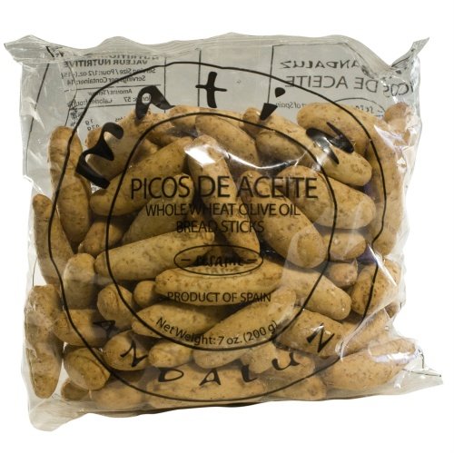 Amazon.com: Traditional Spanish Picos de Aceite, Whole Wheat Mini ...