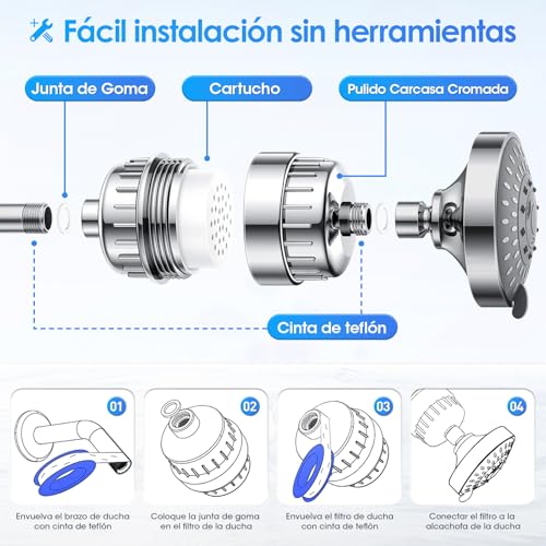 Mejores filtros de agua para regadera: Calidad y comodidad - El Multimetro