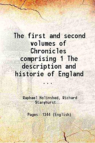 The first and second volumes of Chronicles comprising 1 The description ...