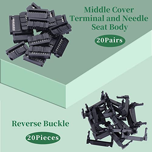 Pzsmocn 20 Sets IDC 2 * 8 Double Row 16 Pin Rectangular Socket ...