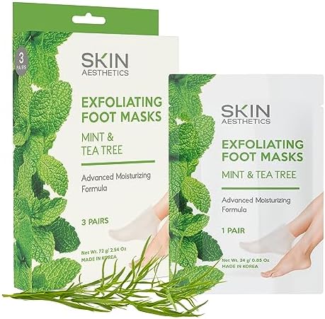 Amazon.com: Skin Aesthetics Shea Butter & Coconut Foot Masks ...