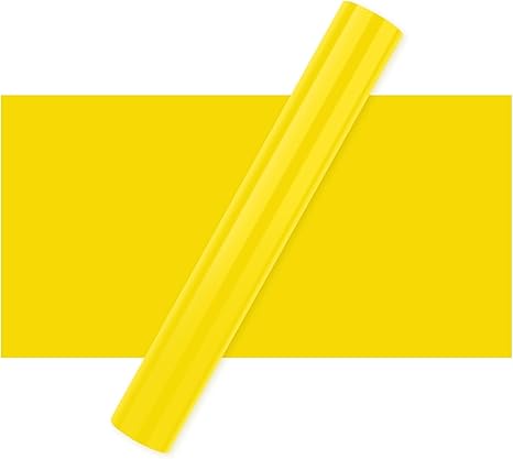 Amazon.com: IModeur Yellow Permanent Vinyl, 12" x 12 FT Permanent Vinyl ...