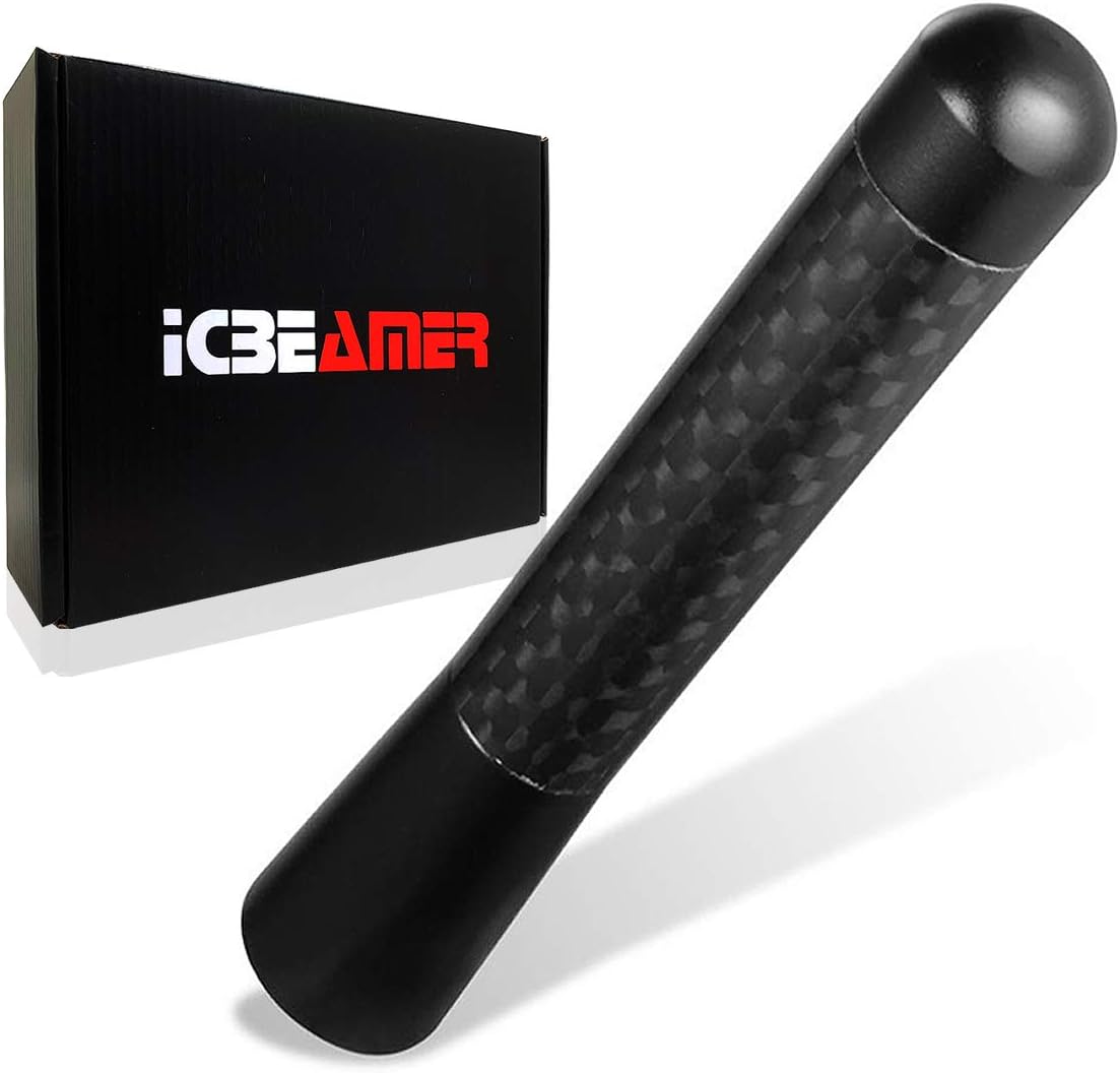 Amazon.com: ICBEAMER 3" 76 mm Carbon Fiber Polished Finish & Matte ...