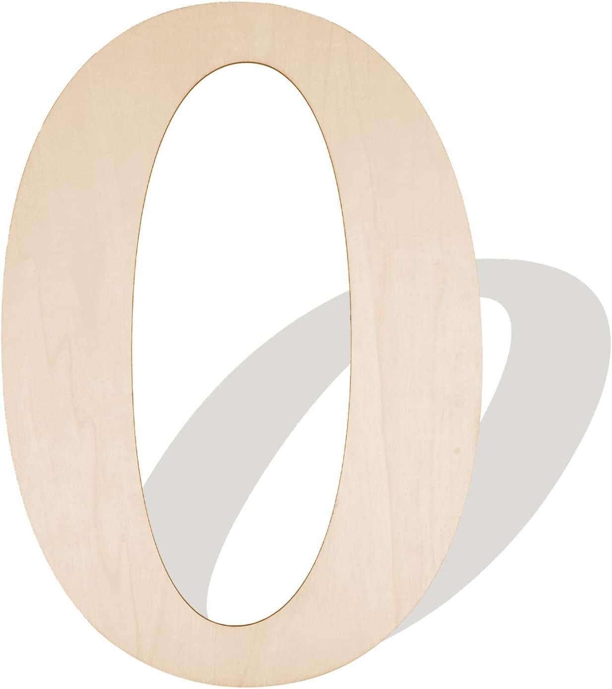 Amazon.com: Wooden Numbers 12 Inch, Large Wooden Number 0 Shape Cutouts ...