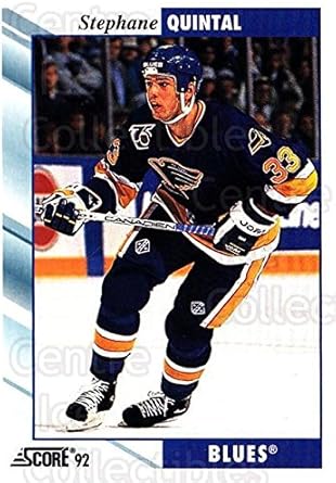 Amazon.com: (CI) Stephane Quintal Hockey Card 1992-93 Score USA (base ...
