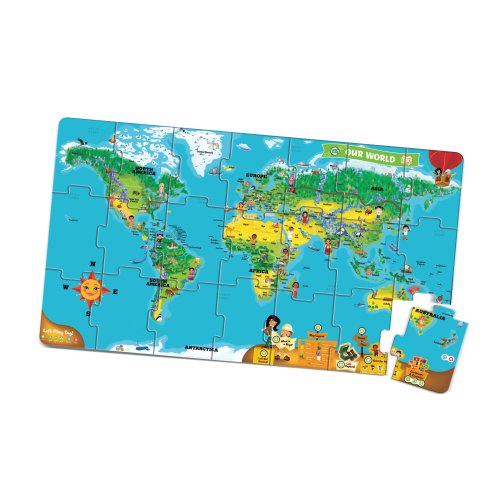 World Map Geography Activities For Kids + Free Printable - A Little ...