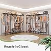 Amazon.com: HOKEEPER Heavy Duty Clothes Rack Portable Closet Rack with ...