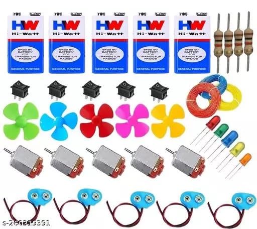 Buy KeepItSecret School Science Project DC Motor Kit | 60 Loose ...