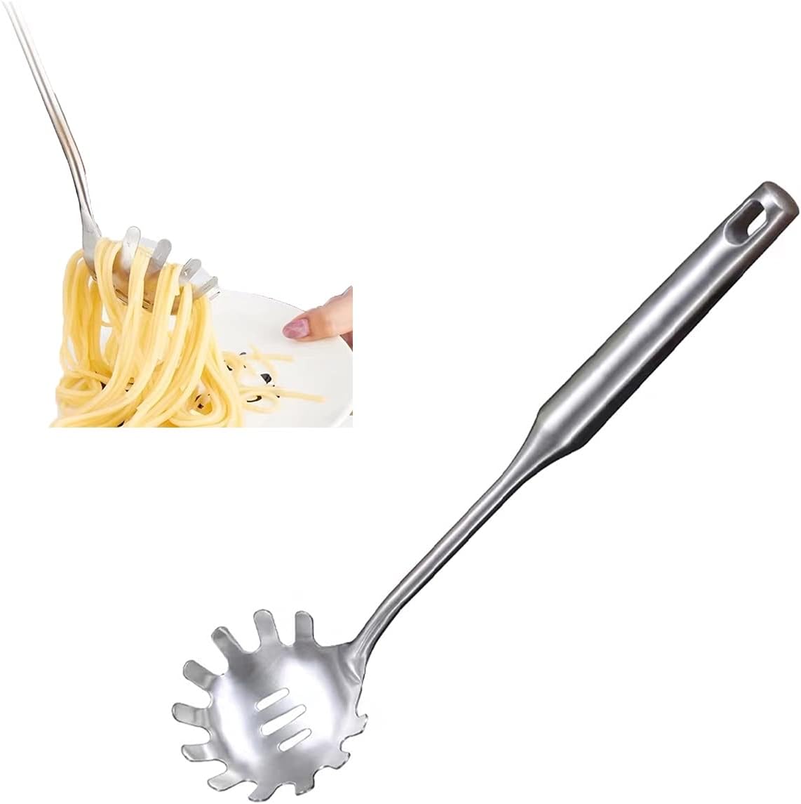 Amazon.com: YBW TANSOO Kitchen Pasta Server, Spaghetti Spoon, Durable ...