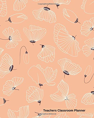 Teachers Classroom Planner: Peach Notebook | Record Attendance, Grading ...