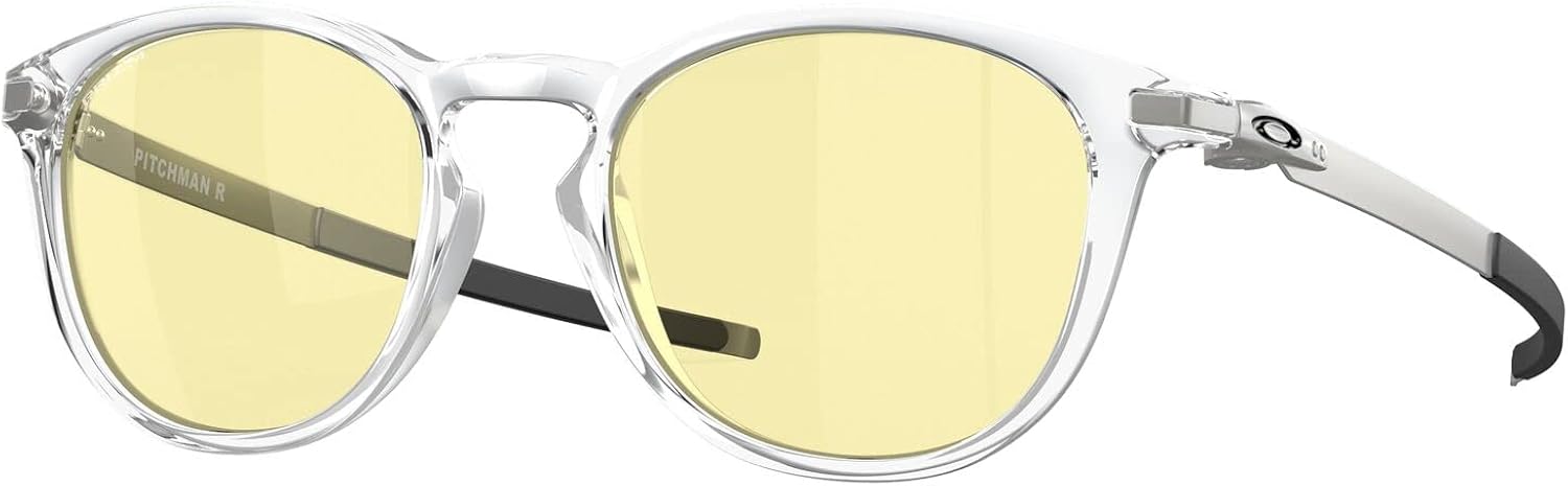 Amazon.com: Oakley Men's OO9439 Pitchman R Round Sunglasses, Clear ...