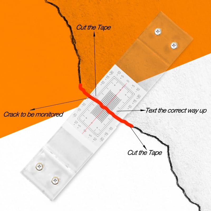 Snapklik.com : MUTOOP Standard Tell-Tale Crack Monitor - Building ...
