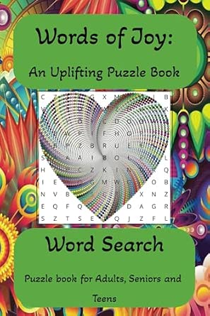 Words of Joy: Word Search Puzzle Book: Maeker, SG: 9798311671385 ...