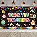 Amazon.com: PTFNY Thank You Teachers Backdrop Banner Teachers ...