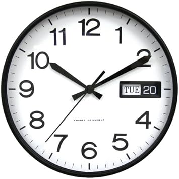 Amazon.com: Chaney Instruments 10-Inch Wheeler Wall Clock with Daily ...