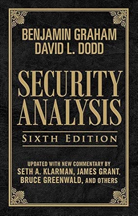 Security Analysis, Sixth Edition (Leatherbound Edition): Graham ...
