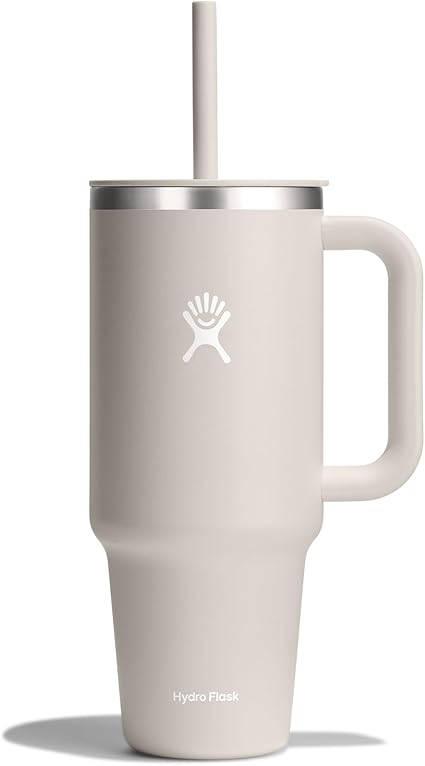Hydro Flask 40 Oz Travel Tumbler with Handle, Lid and Straw - Insulated ...