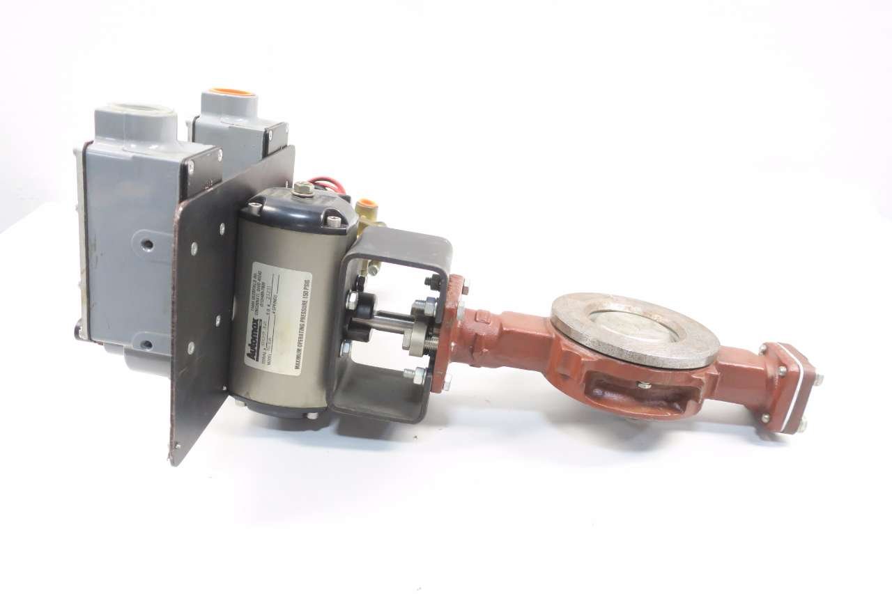 DURCO FIG BX N63DA 3 in 150 Iron Wafer Pneumatic Control Valve D564187 ...