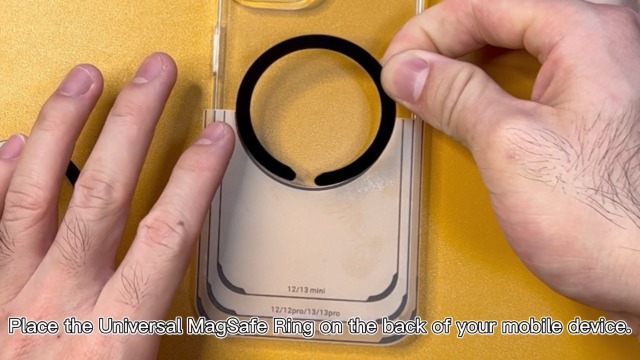 Watch Metal rings stickers are used Easily own Magsafe on Amazon Live