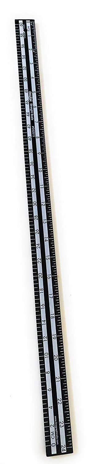 Buy 90 Degree® Tailoring Fiber Black Tailor Ruler for Cloth Designing L ...