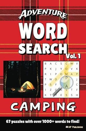Amazon.com: Adventure Word Search Vol. 1: Camping: 67 Outdoor-Themed ...