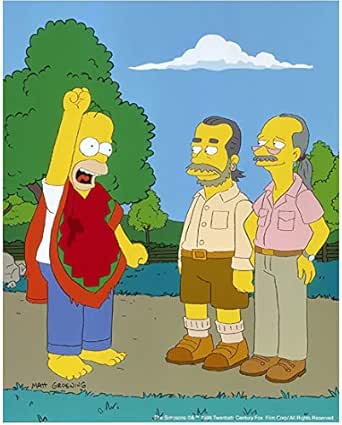 Homer Simpson 8 inch x 10 inch Photograph The Simpsons (1989 -) Wearing ...