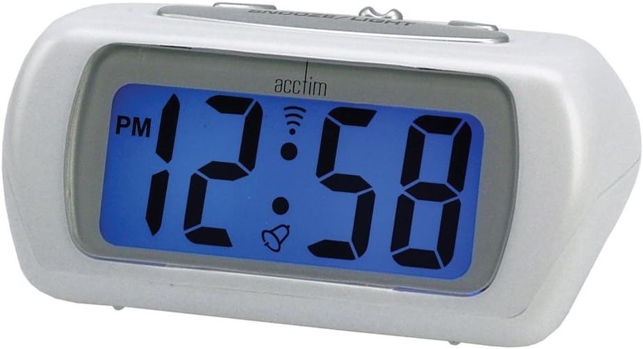 Acctim Auric Digital Alarm Clock Superbrite® Crescendo Alarm Large LCD ...