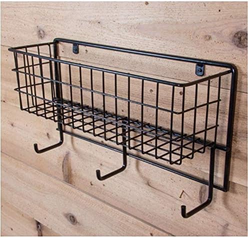Amazon.com: EASY-UP 3 Tier Wire Basket Rack | Color Black | Ideal Horse ...