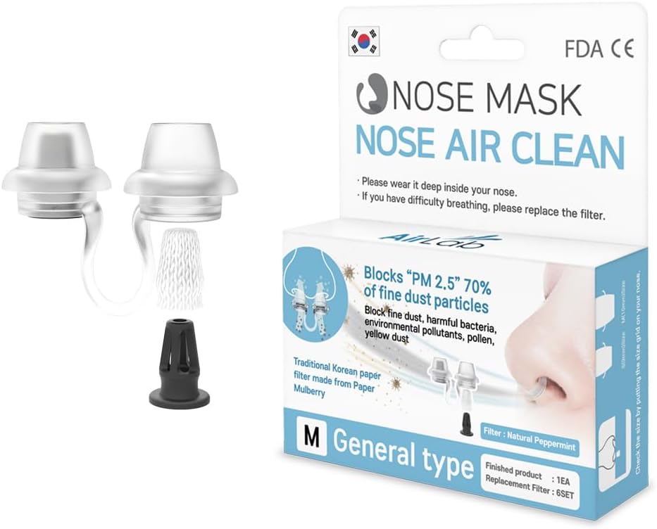 Amazon.com: Nose Mask Nose Air Clean Nose Filter Reusable Breathable ...