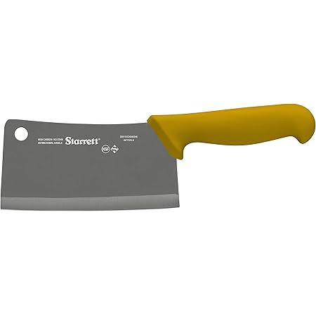 Starrett Chef's Cleaver Knife - BKW509-6 Wide Rectangular 6" (150mm ...