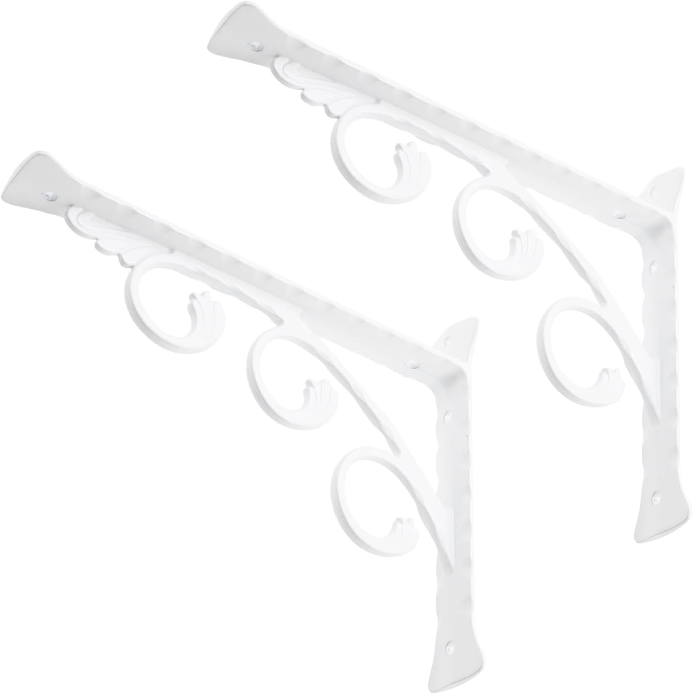 Amazon.com: Mewutal 2PCS Wall Mount Shelf Brackets Heavy Duty ...