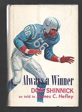 Always A Winner 1969-Don Shinnick-Baltimore Colts-historic NFL-1st ...