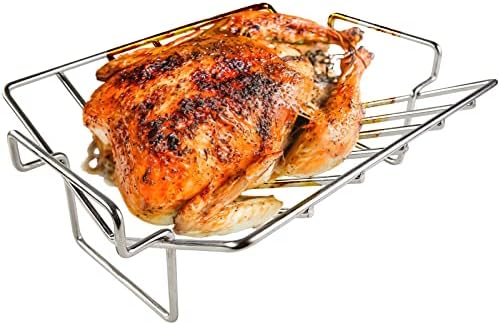Amazon.com: BRADSHAW INTERNATIONAL 23803 Chrome Adjustable Roast Rack ...
