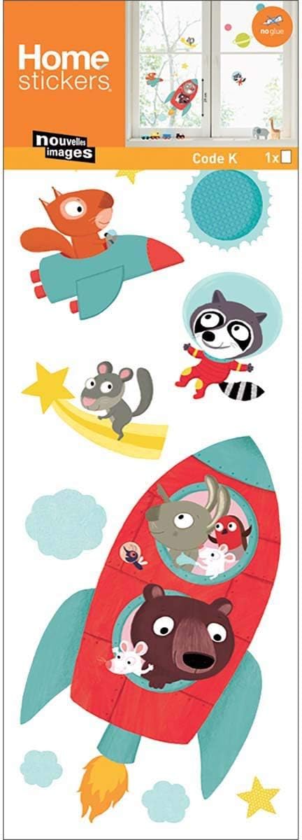 Amazon.com: Home Stickers HOWI 023 Rocket Window Stickers : Home & Kitchen